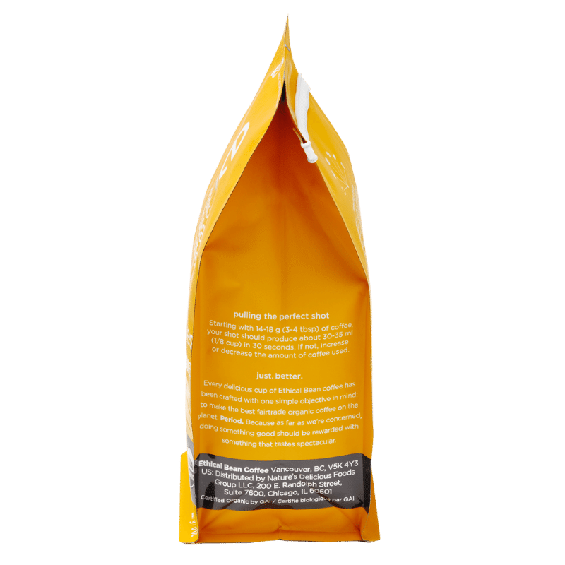 Sweet Espresso - Medium Dark Ground Coffee - Ethical Bean Coffee Canada
